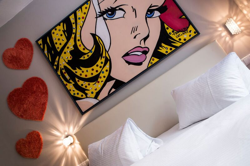 Pop Art Zimmer Kunsthotel Malerwinkl in der Steiermark