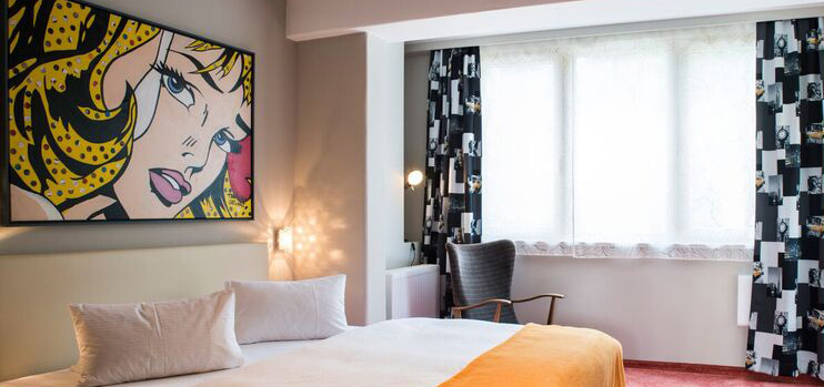 Pop Art Zimmer Kunsthotel Malerwinkl in der Steiermark